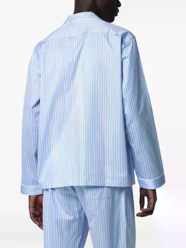 TEKLA Striped Cotton Pyjamas