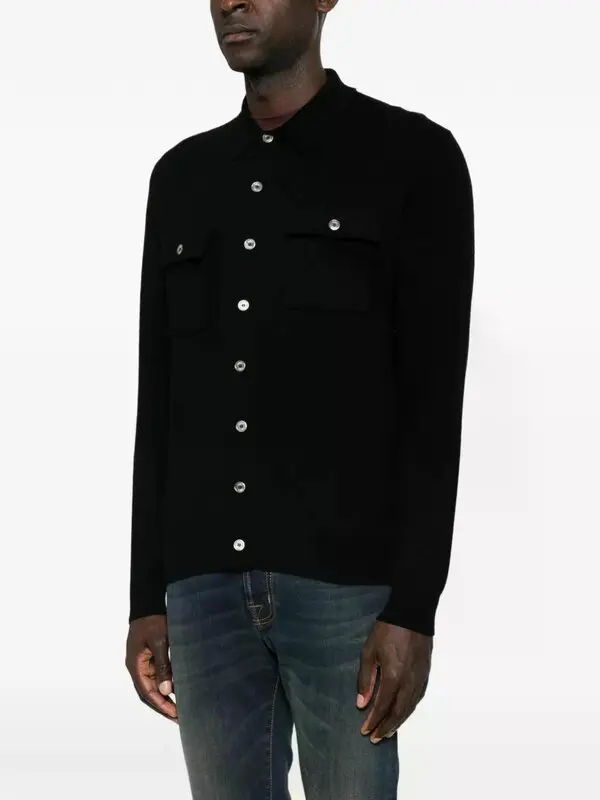 Fedeli Button-up Chest-pocket Cardigan