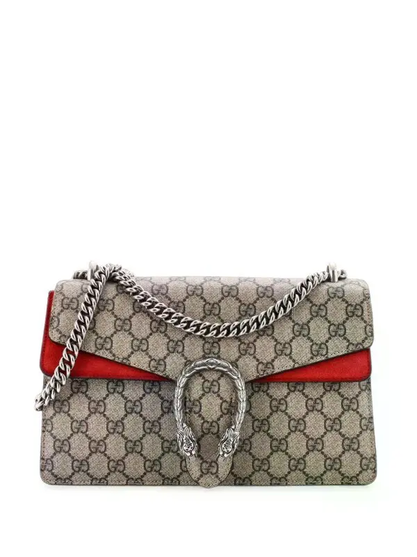 Gucci Dionysus Bag Gg Coated Canvas Small Shoulder Bag - Brown
