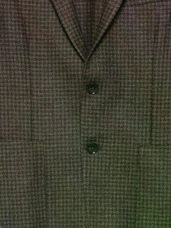 Zegna Houndstooth-pattern Single-breasted Blazer