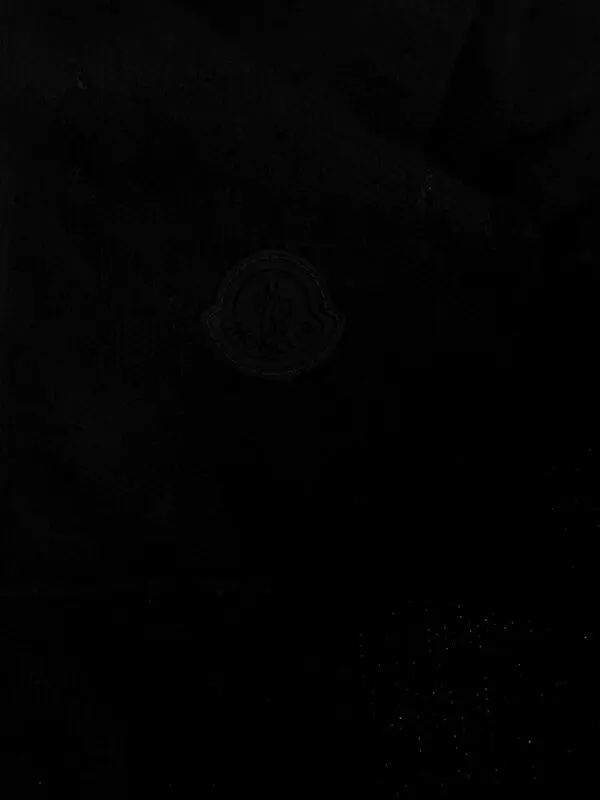 Moncler Logo-patch Ribbed-knit Scarf