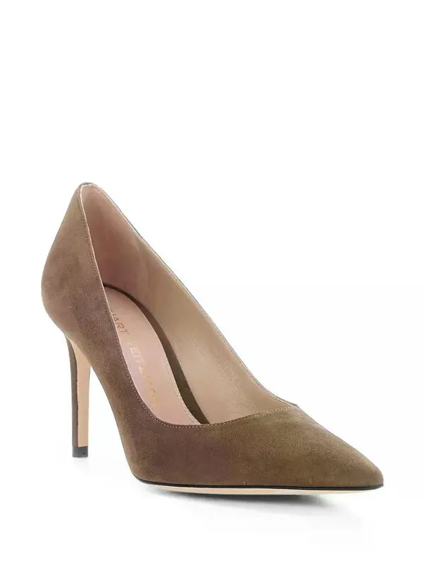 STUART WEITZMAN Pointed-toe Suede Pumps
