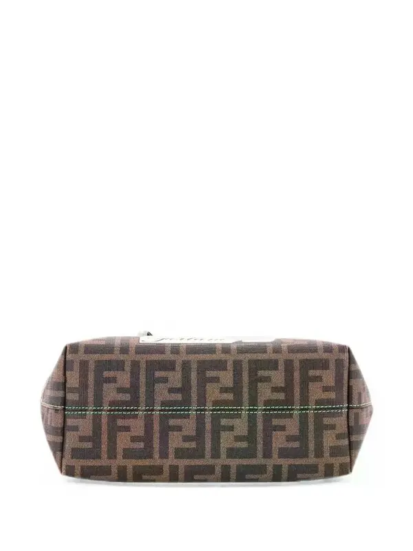 Fendi Roll Printed Zucca Coated Canvas Small Tote Bag