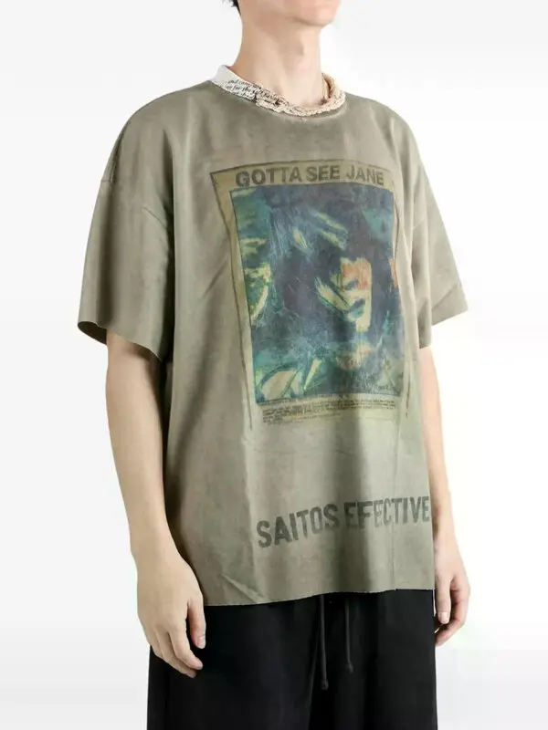 SAITOS See Jane Distressed T-shirt