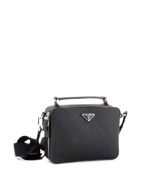 Prada Brique Saffiano Leather Small Crossbody Bag