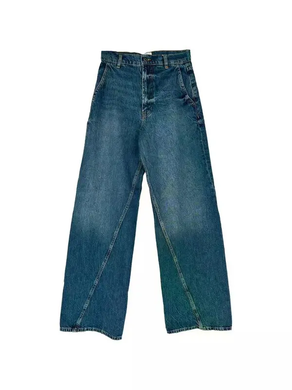 ANINE BING Briley Wide-leg Jeans - Blue