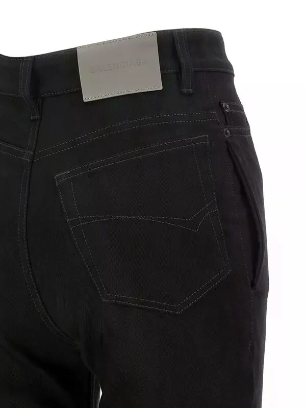 Balenciaga High-waisted Pressed-crease Jeans