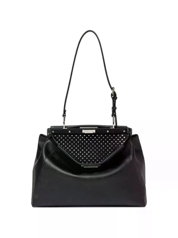 Fendi Medium My Peekaboo Mirror-embroidered Handbag