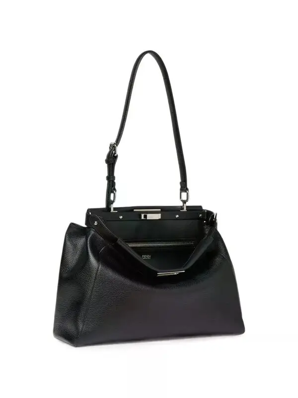 Fendi Medium My Peekaboo Mirror-embroidered Handbag