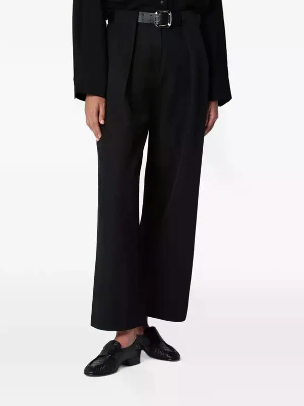 Source Unknown Matteo Belted High-waisted Trousers