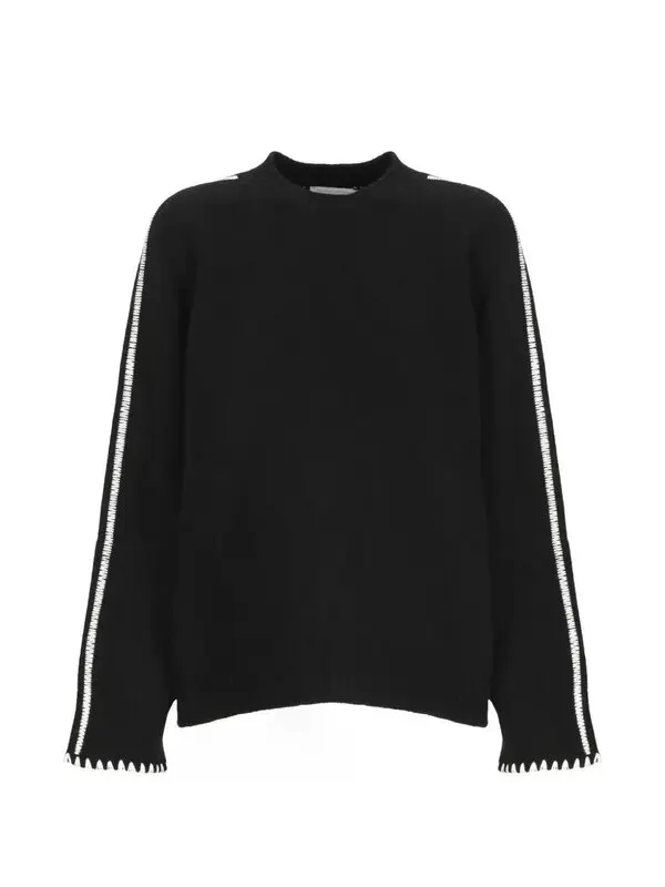 OLIVER LATTUGHI Whipstitch-trim Sweater