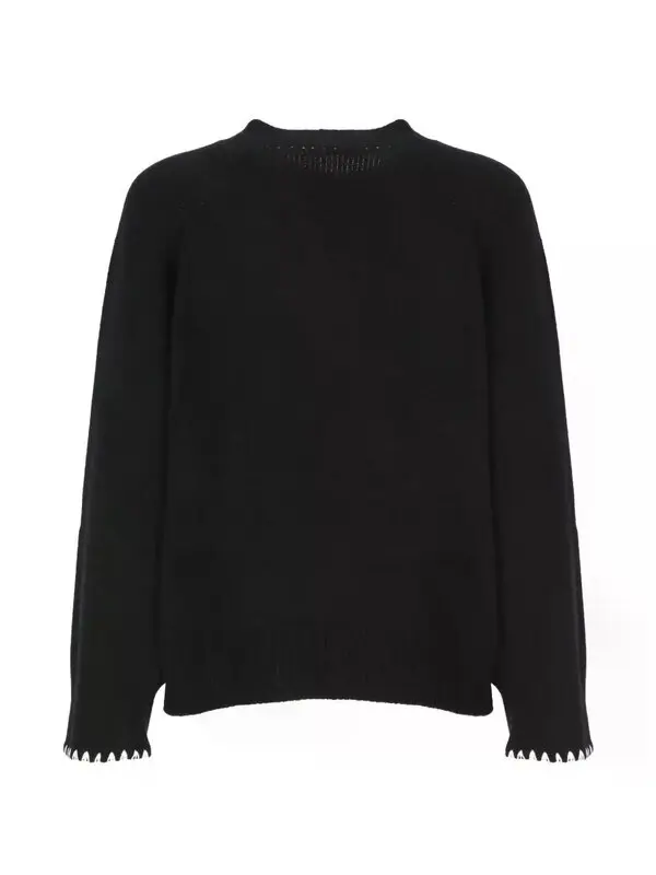 OLIVER LATTUGHI Whipstitch-trim Sweater