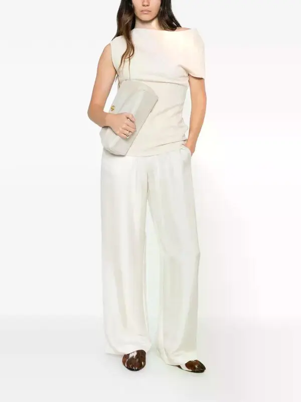 TOTEME One-shoulder Textured Top