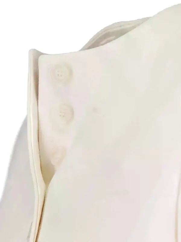 Almada Label Button-up Collarless Jacket