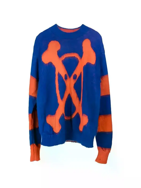 WALTER VAN BEIRENDONCK Crossed Bones Sweater