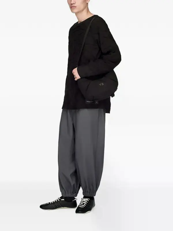 Y3 Pleated Oversized Long-sleeve T-shirt