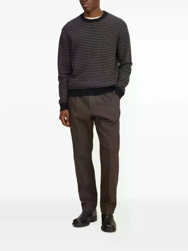 Nn07 Striped Crew-neck Sweater