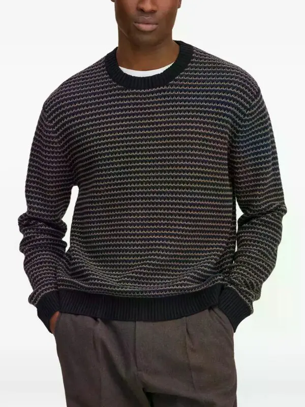 Nn07 Striped Crew-neck Sweater