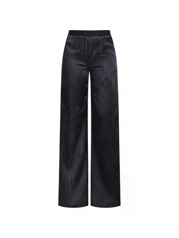 FORTE_FORTE Patterned-jacquard Wide-leg Trousers