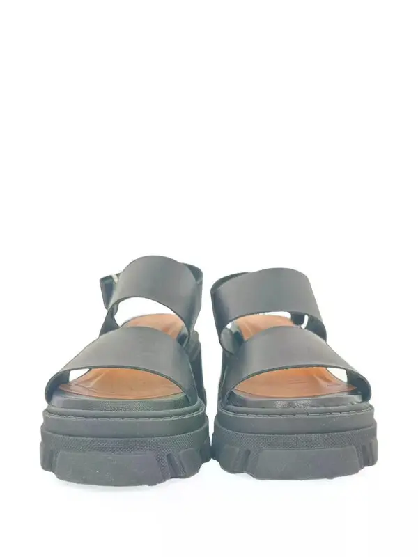 GANNI 2020s Cleated Leather Sandals