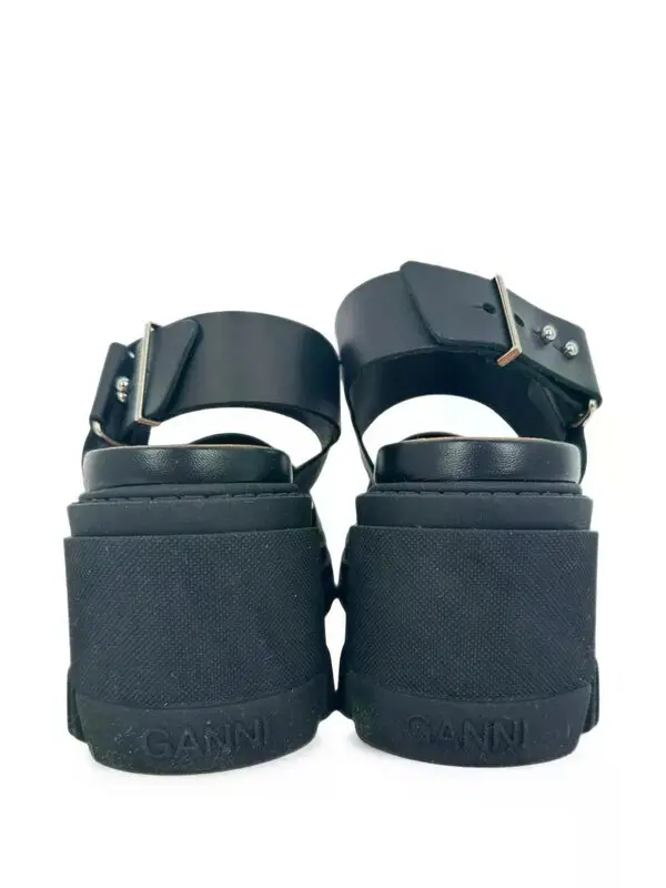GANNI 2020s Cleated Leather Sandals