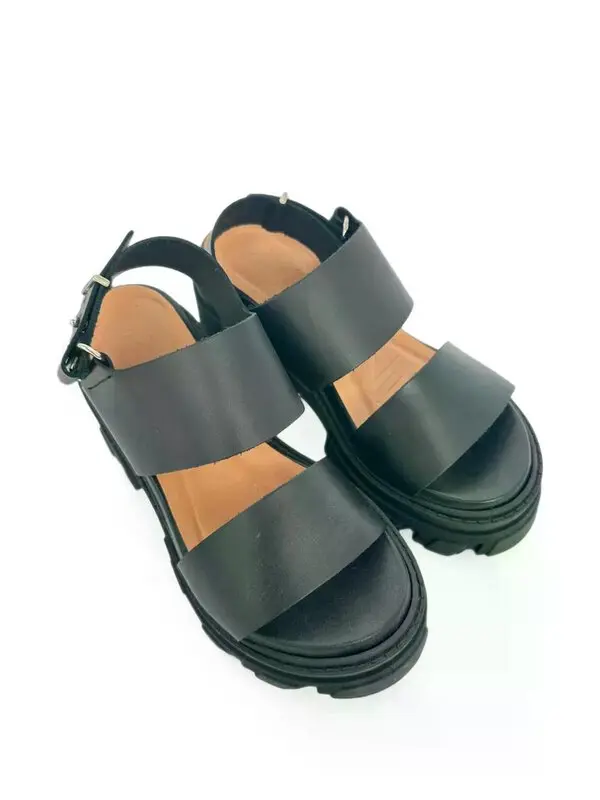 GANNI 2020s Cleated Leather Sandals
