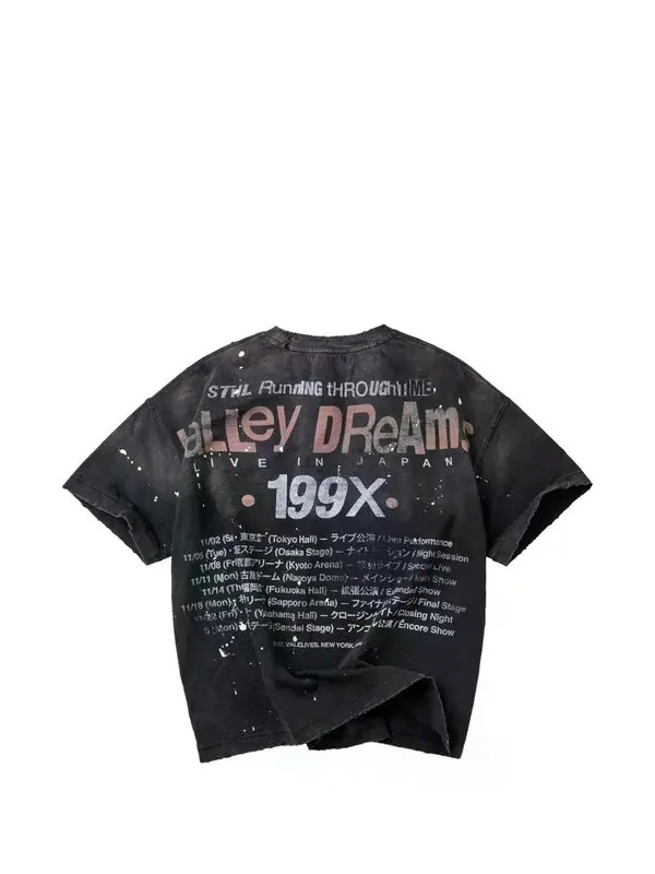 VALE FOREVER Graphic-print Distressed T-shirt