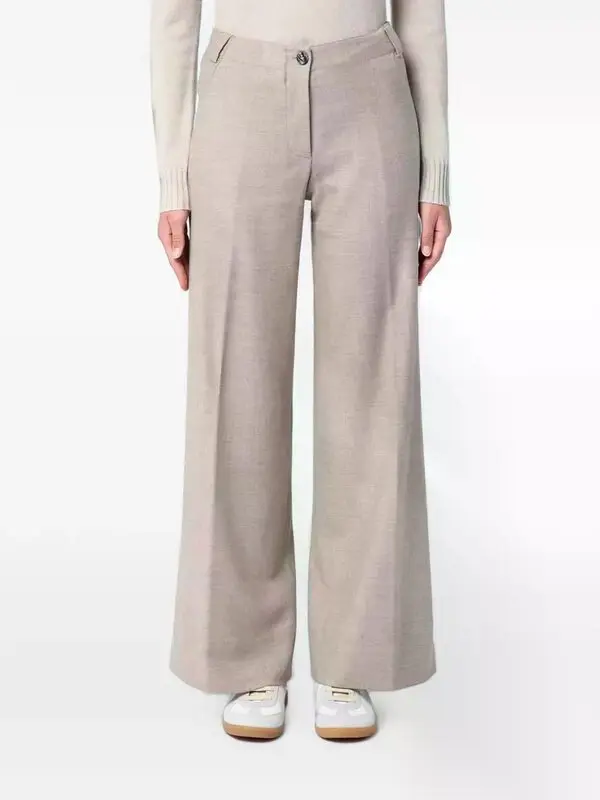 QUELLE2 Pressed-crease Trousers