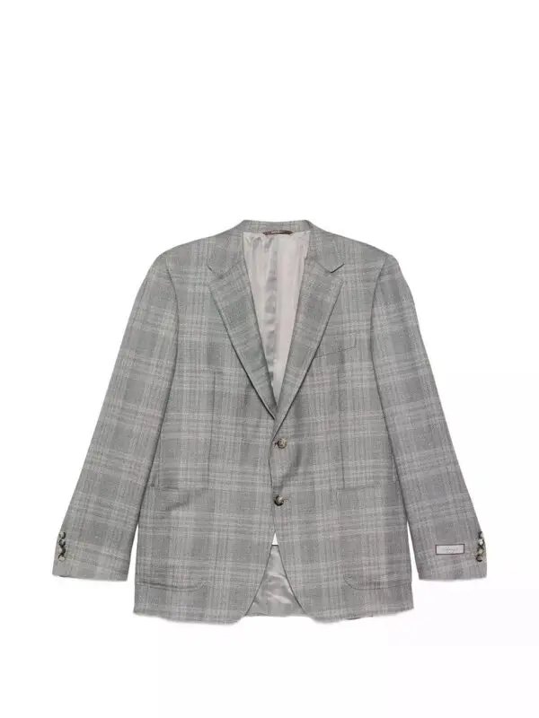 Canali Prince Of Wales Check Blazer