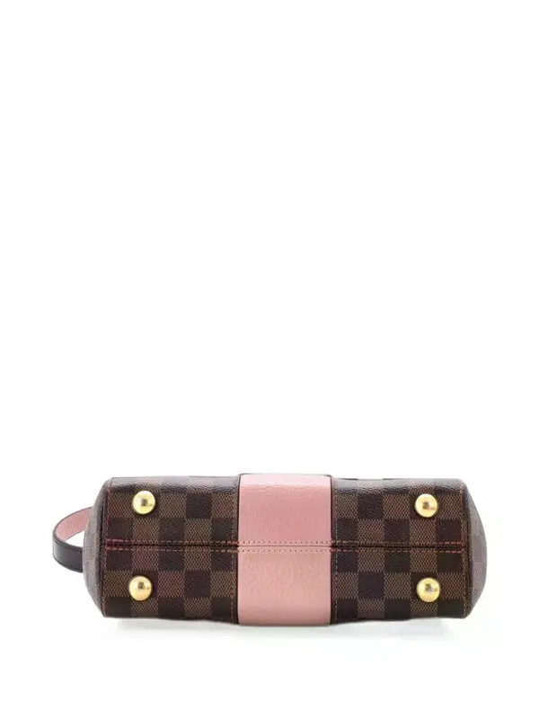 LOUIS VUITTON Bond Street Handbag Damier With Leather Bb Satchel - Pink