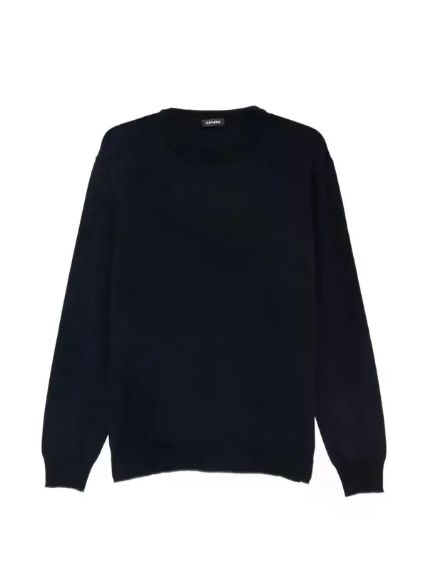 CENERE GB Ribbed-trim Crew-neck Sweater