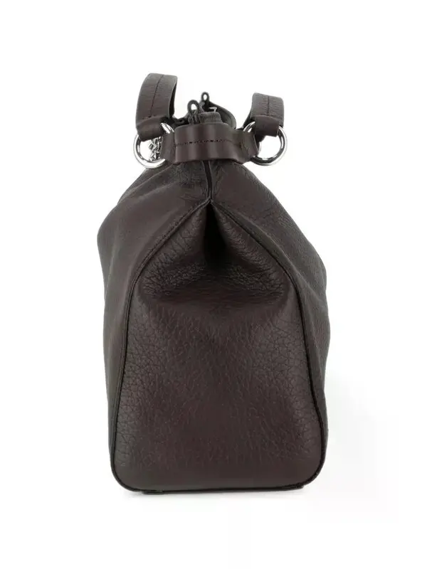 Orciani Midi Virgo Soft Grained Leather Tote Bag
