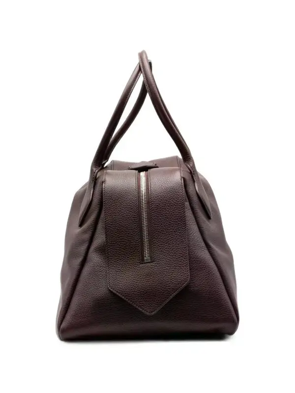 MINOBOSSI Large Abigail Grained Leather Tote Bag