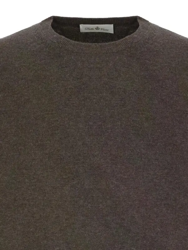 DELLA CIANA Crew-neck Ribbed-trims Sweater