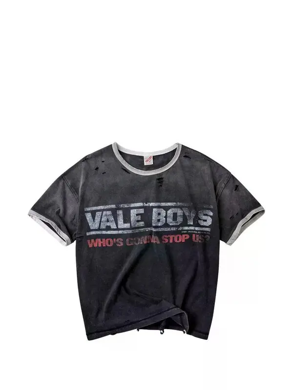 VALE FOREVER Distressed T-shirt