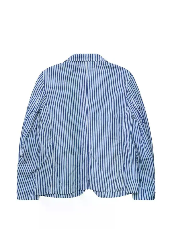 Comme Des Garçons Striped Single-breasted Blazer