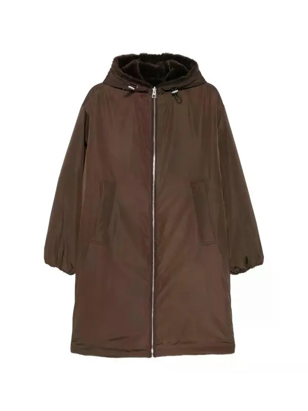 Marc O'polo Faux-fur Trim Hooded Coat