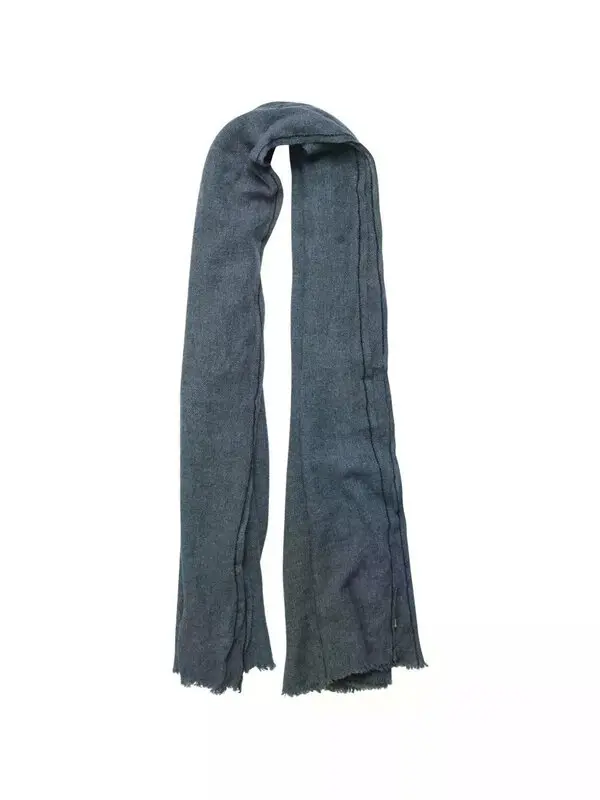Comme Des Garçons X William Welstead Frayed-edge Scarf - Grey