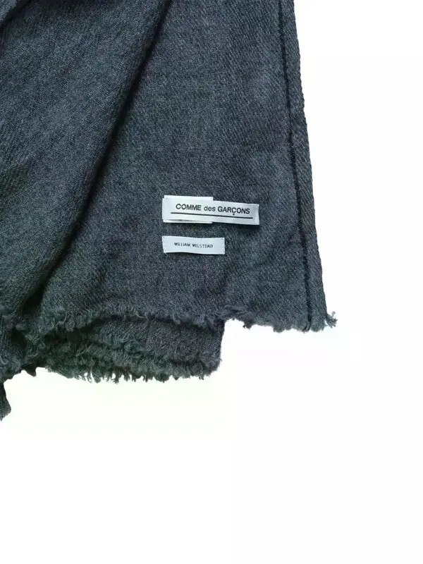 Comme Des Garçons X William Welstead Frayed-edge Scarf