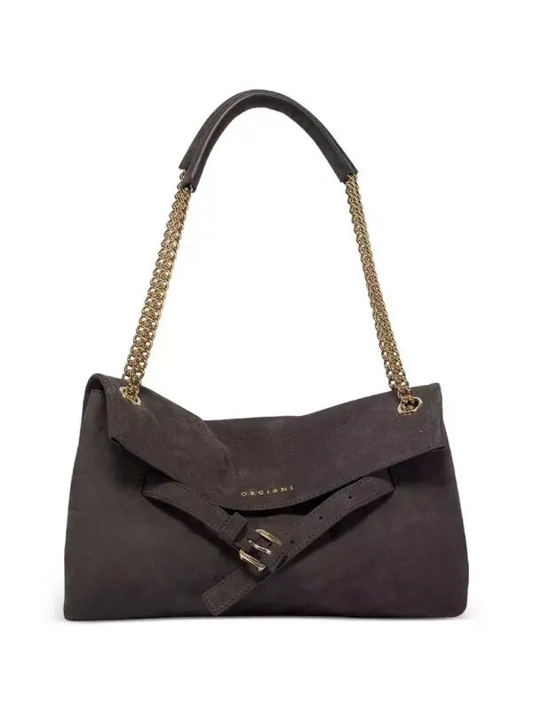 Orciani Small Venus Nabucco Buckle-detail Shoulder Bag - Grey