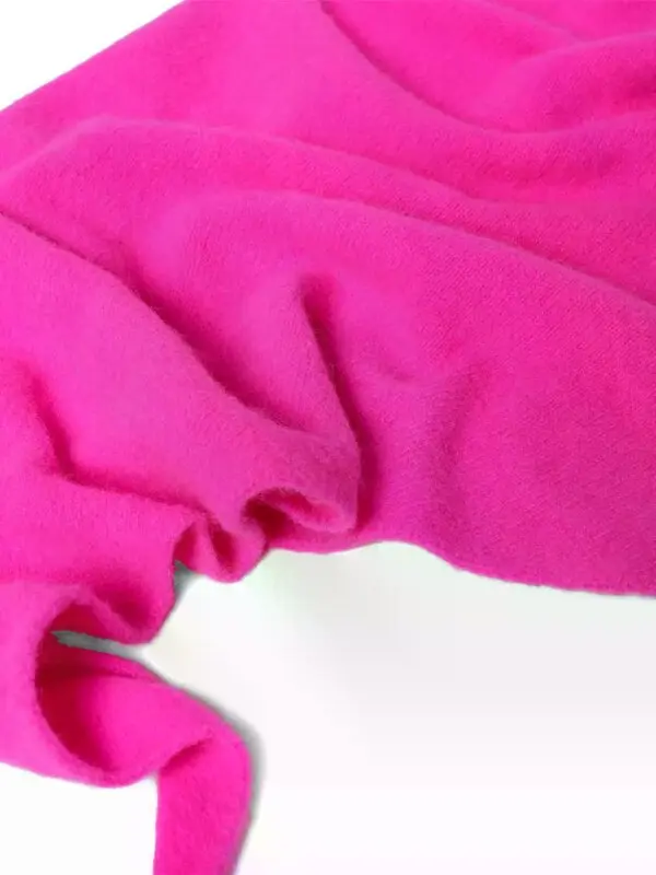 LE BONNET Knitted Triangle Scarf