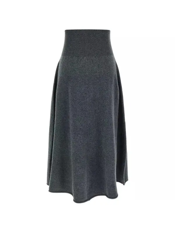 Extreme Cashmere N°388 Ease Flared Midi Skirt