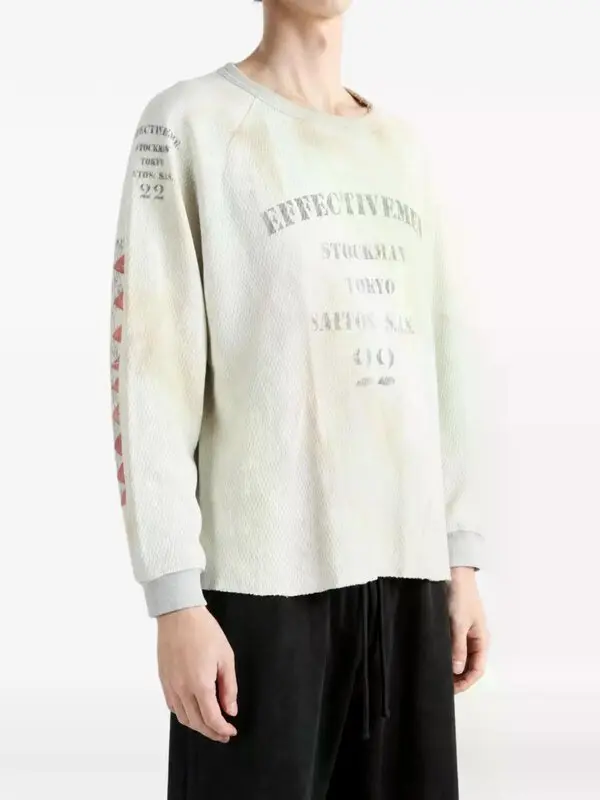 SAITOS Stockman Tokyo Waffle-knit Long-sleeve T-shirt