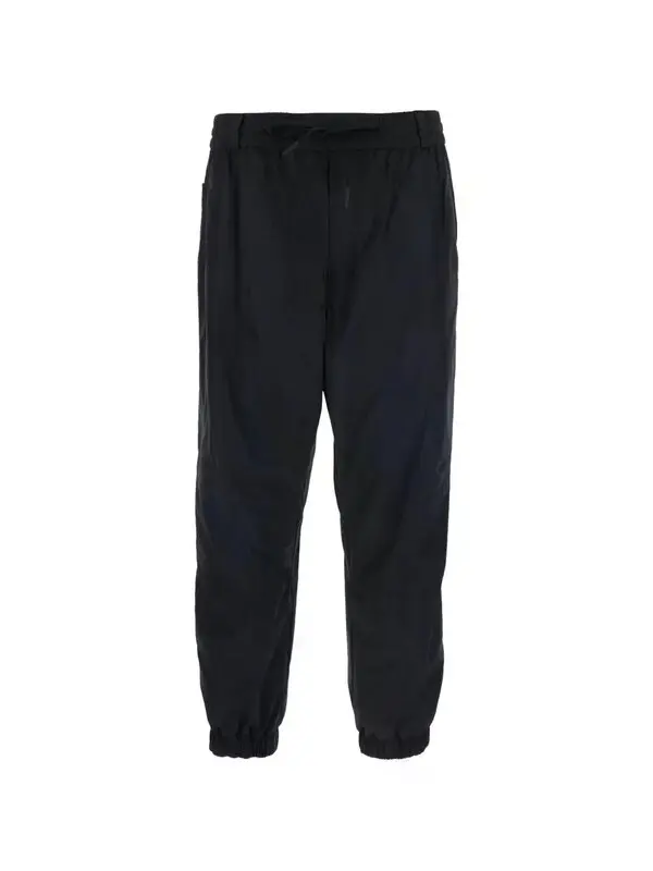 Moncler Logo-patch Trousers - Black