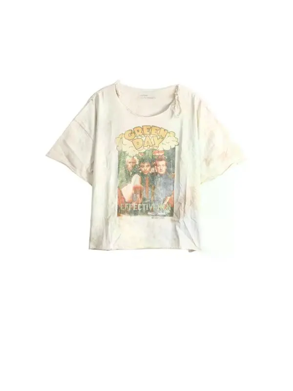 SAITOS Green Day Raw-cut T-shirt