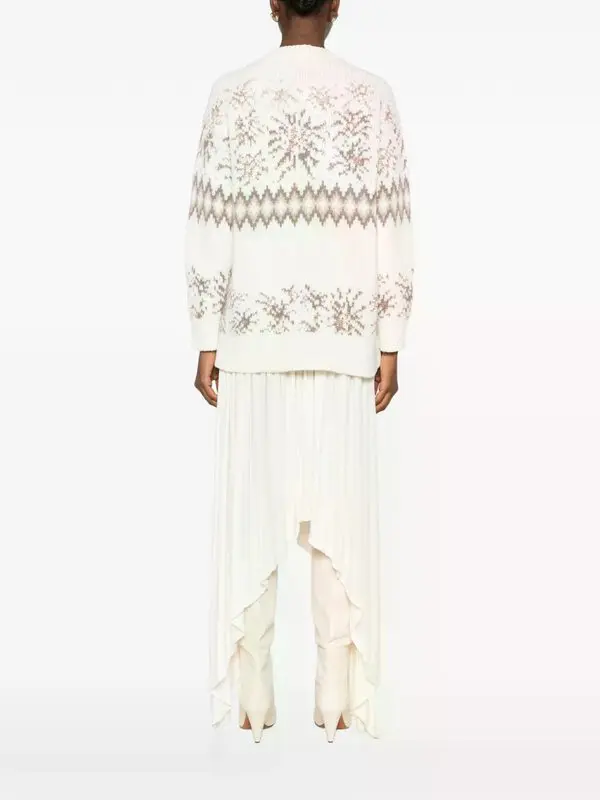 Fabiana Filippi Intarsia-knit Cardigan