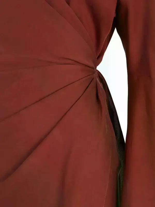 CORTANA Eteria Wrap Maxi Dress