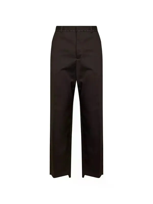 COSTUMEIN Contrast-stitch Virgin Wool Chinos