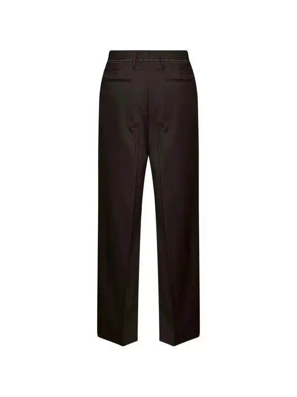 COSTUMEIN Contrast-stitch Virgin Wool Chinos