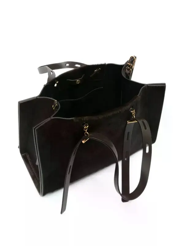 MINOBOSSI Paulina Calf-hair Tote Bag